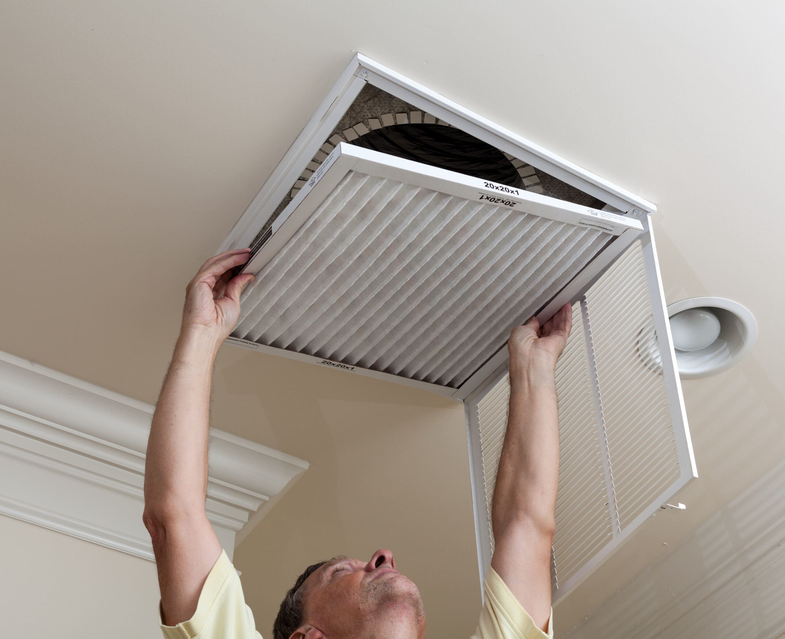 Forced air filter store